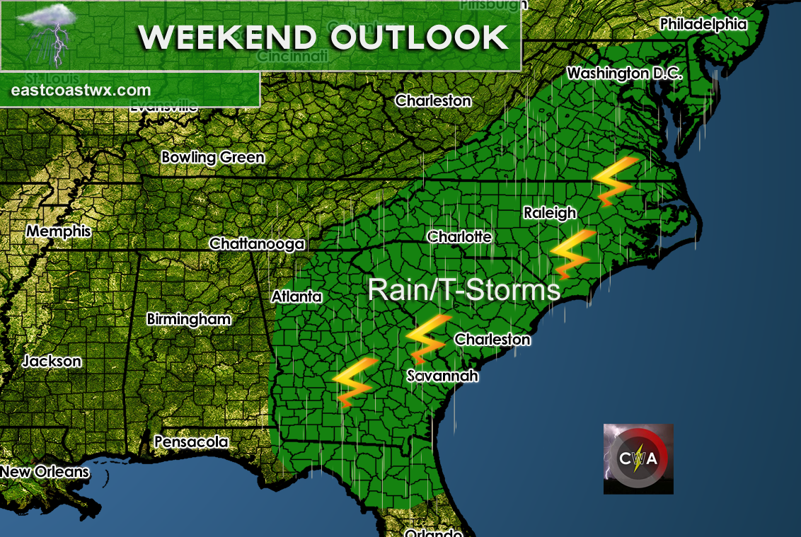 More Wet Weather This Weekend - Carolina Weather Authority