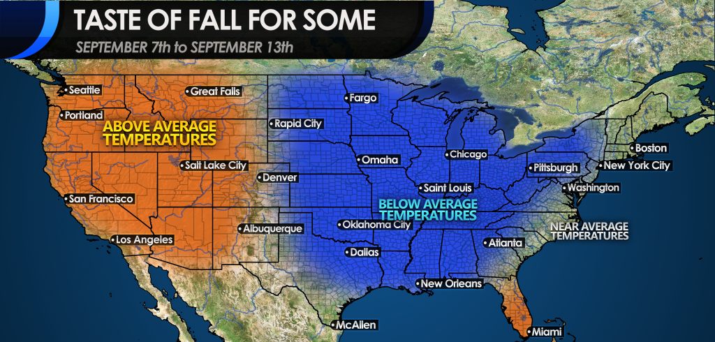 Taste of Autumn Expected After First Week of September - Carolina ...
