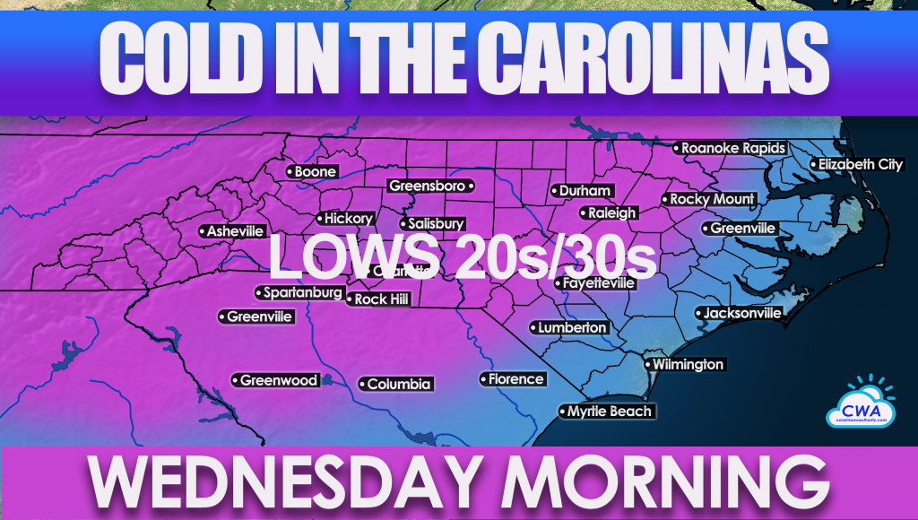Winter-like Cold Blast Set to Cause Carolina Teeth Chattering ...