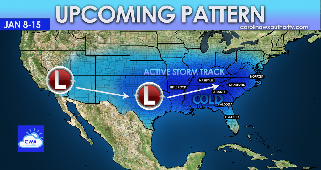 Colder Pattern Arriving Next Week for the Southeast - Carolina Weather ...