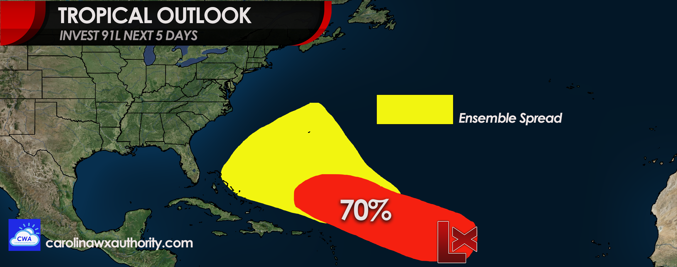 Central Tropical Atlantic Spot to Watch Next 5 Days - Carolina Weather ...