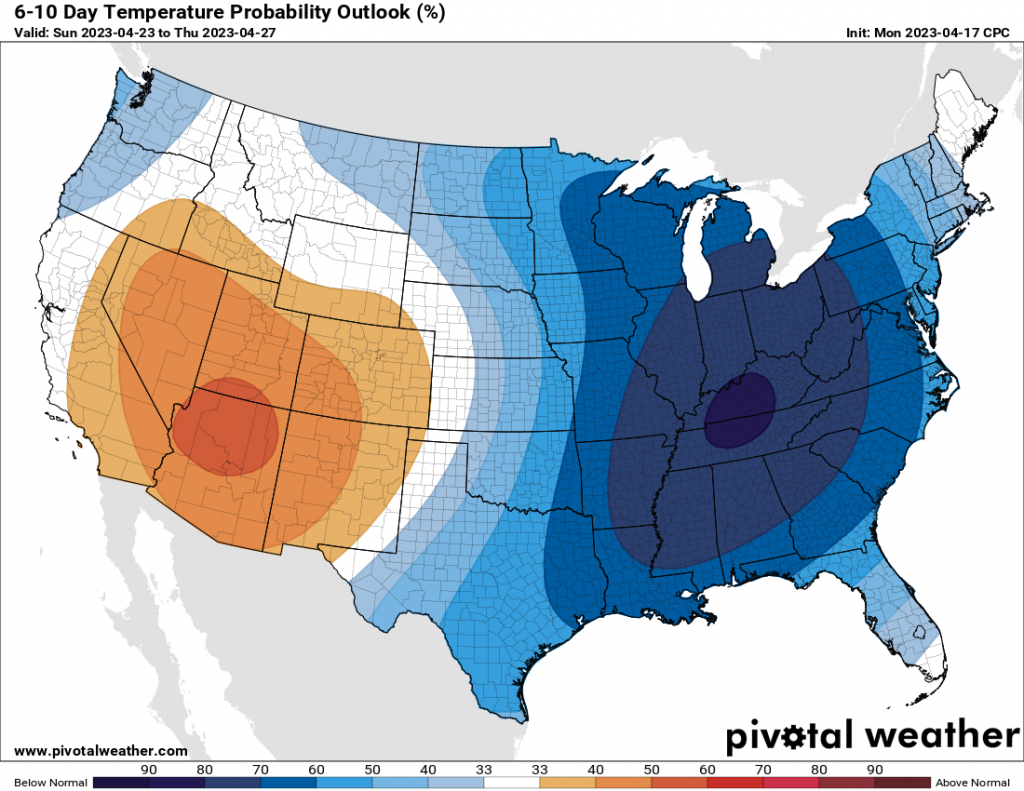 Rest of April Could Turn Chilly - Carolina Weather Authority